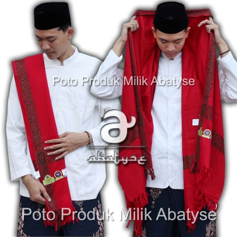 Jual Sorban Kashmiri Almas Tri Star - Original Kashmiri Shawl Merah ...