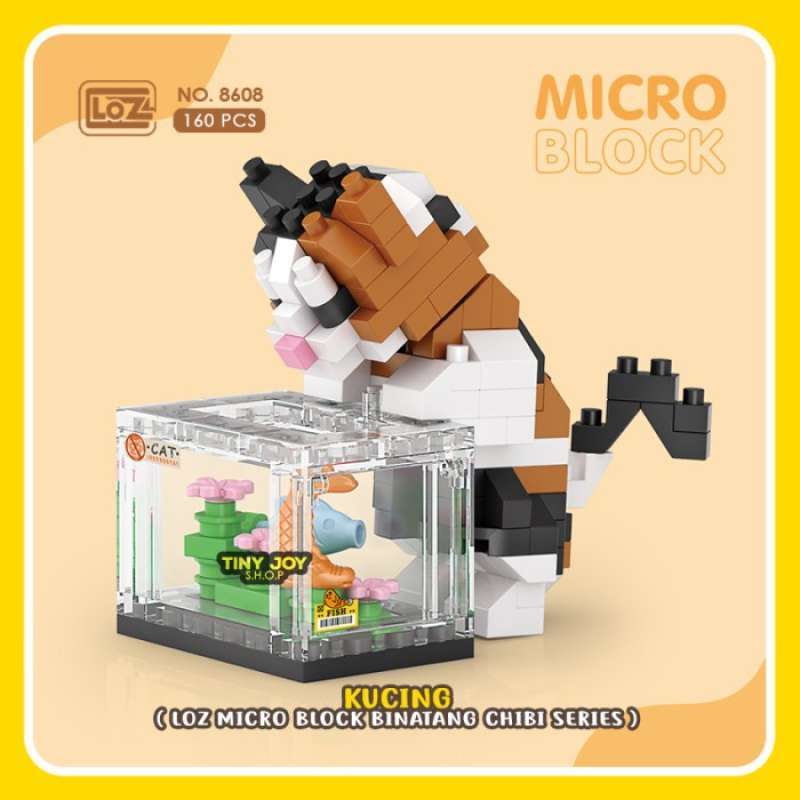 Promo Loz Micro Block (binatang & Toko Mini) Diy Puzzle Cute Animal ...