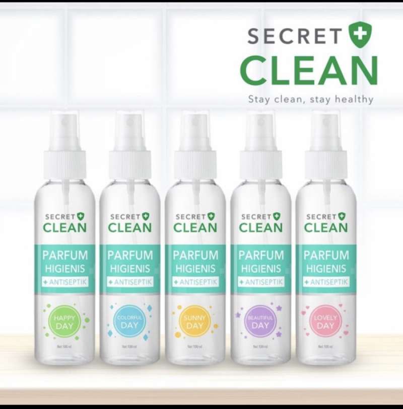 Promo Secret Clean Parfum Higienis Antiseptic 100 Ml - Beautiful Day ...