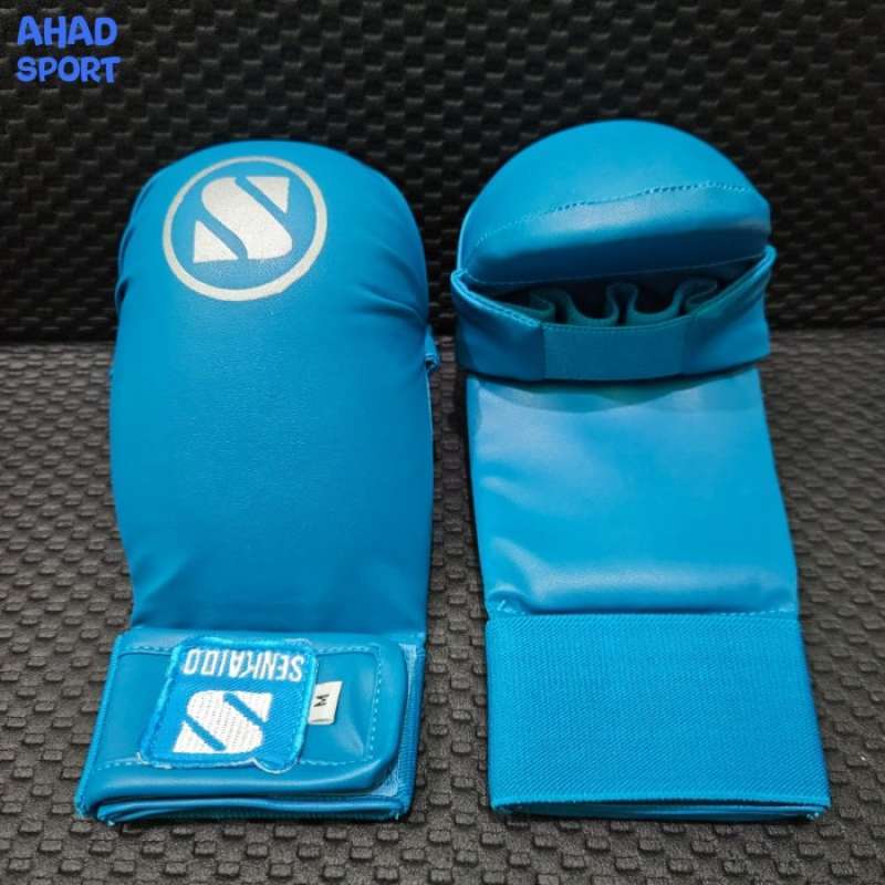 Promo Hand Protector Sarung Tangan Karate Senkaido O.r.ig.in.al- Biru ...