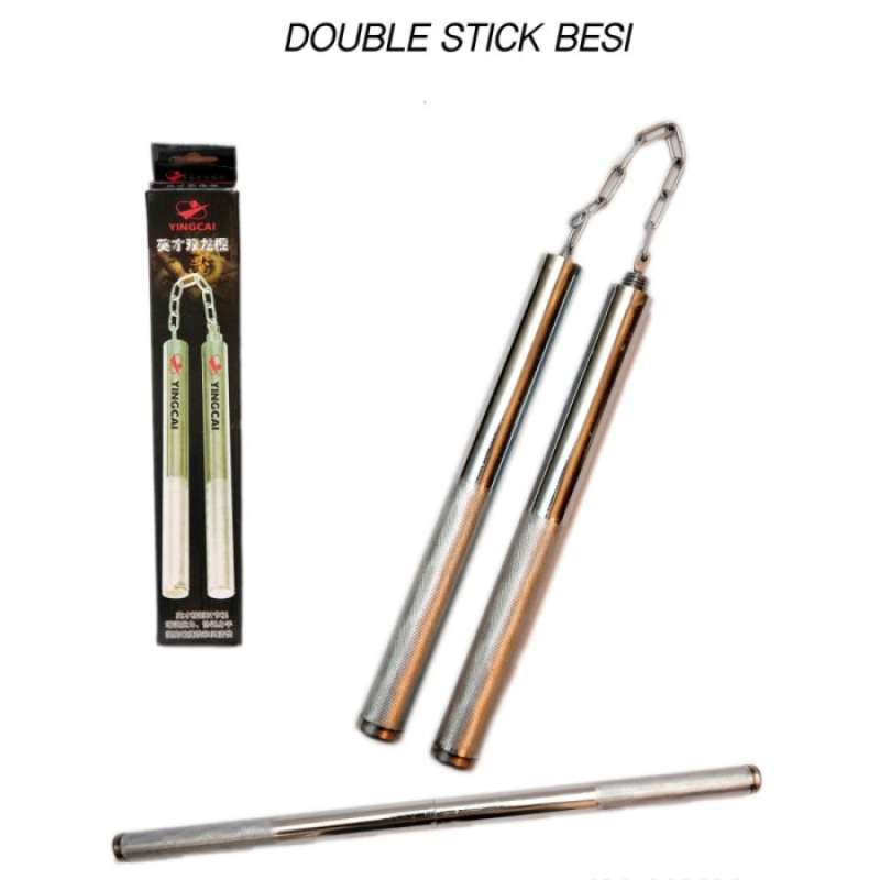 Promo Nunchaku Double Stick Dobel Stick Ruyung Kayu Putih - Besi Diskon ...