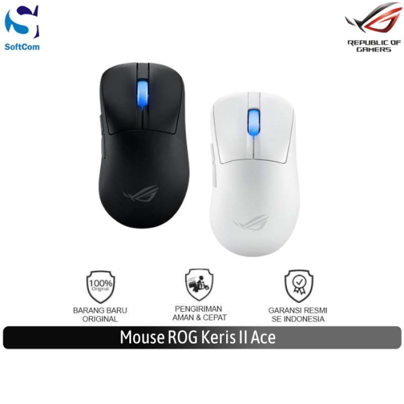 Promo Mouse Rog Keris Ii Ace [90mp03n0-bmua00] - Black Diskon 14% Di ...