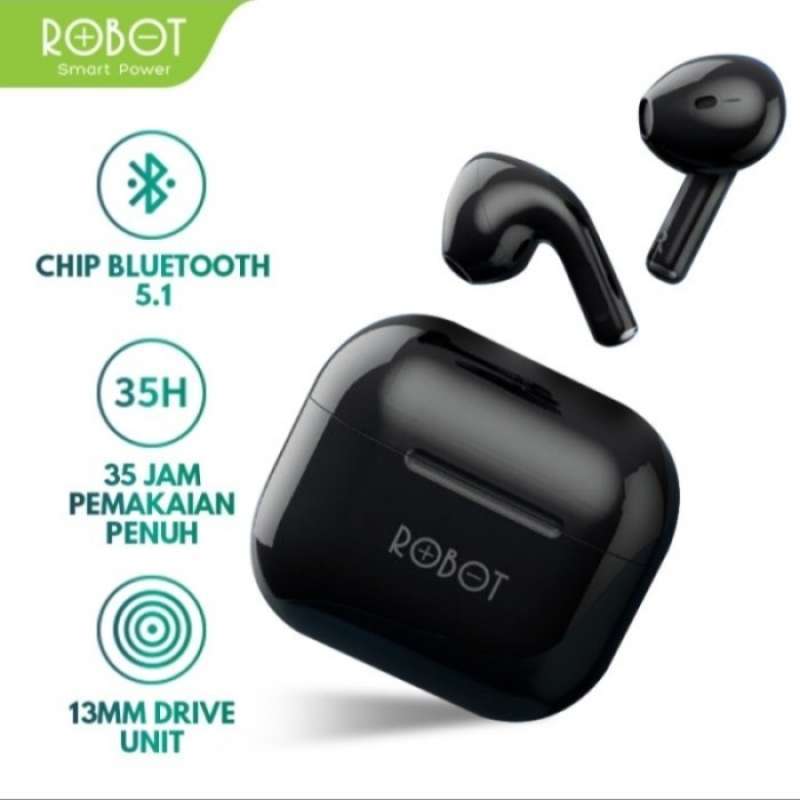 Promo Robot Wireless Earphone T50 Original Tws Diskon 23% Di Seller ...