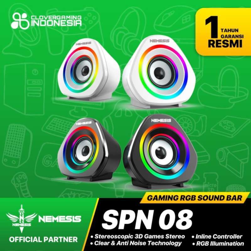 Promo Nyk Sp-n08 Falcon Speaker Rgb - Spn08 Sp N08 Speaker Gaming ...
