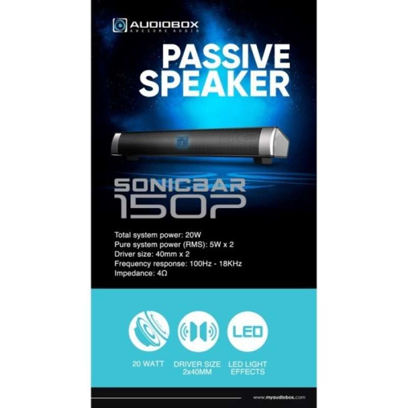 Promo Speaker Sonicgear Audiobox Sonicbar 150p + Sonic X Amp Controller ...