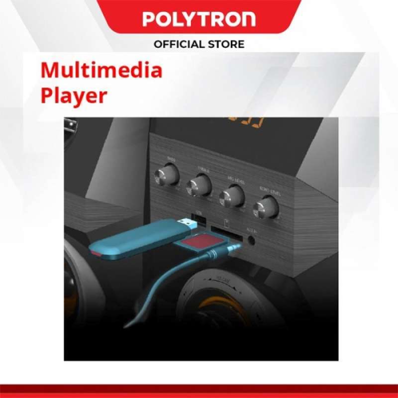 Promo Speaker Multimedia Polytron Pma 9502 Bluetooth Usb Mp3 Fm Radio ...