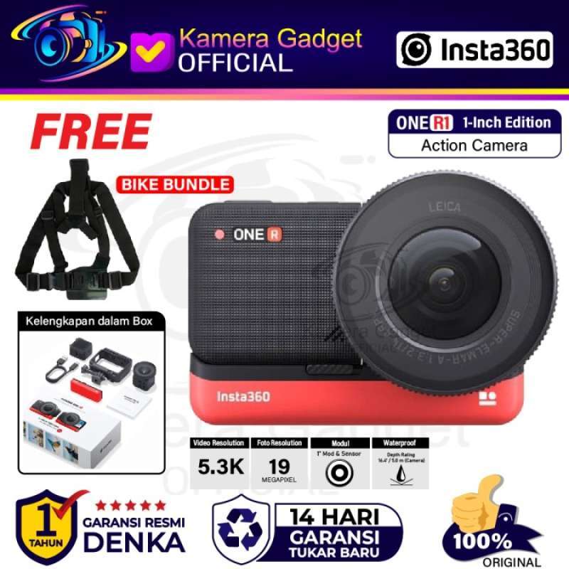 Promo Insta360 One Rs 1 Inch Edition Action Cam Camera Insta 360 Diskon ...