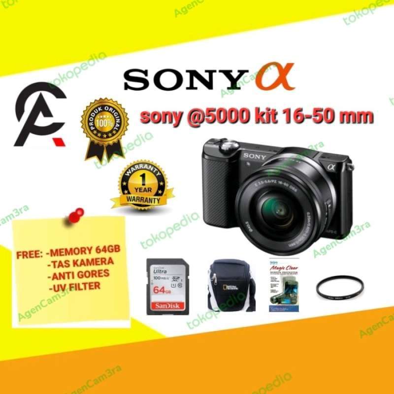 Promo Kamera Sony A5000 Kit 16-50mm / Sony A5000 Kit 16-50mm Diskon 23% ...