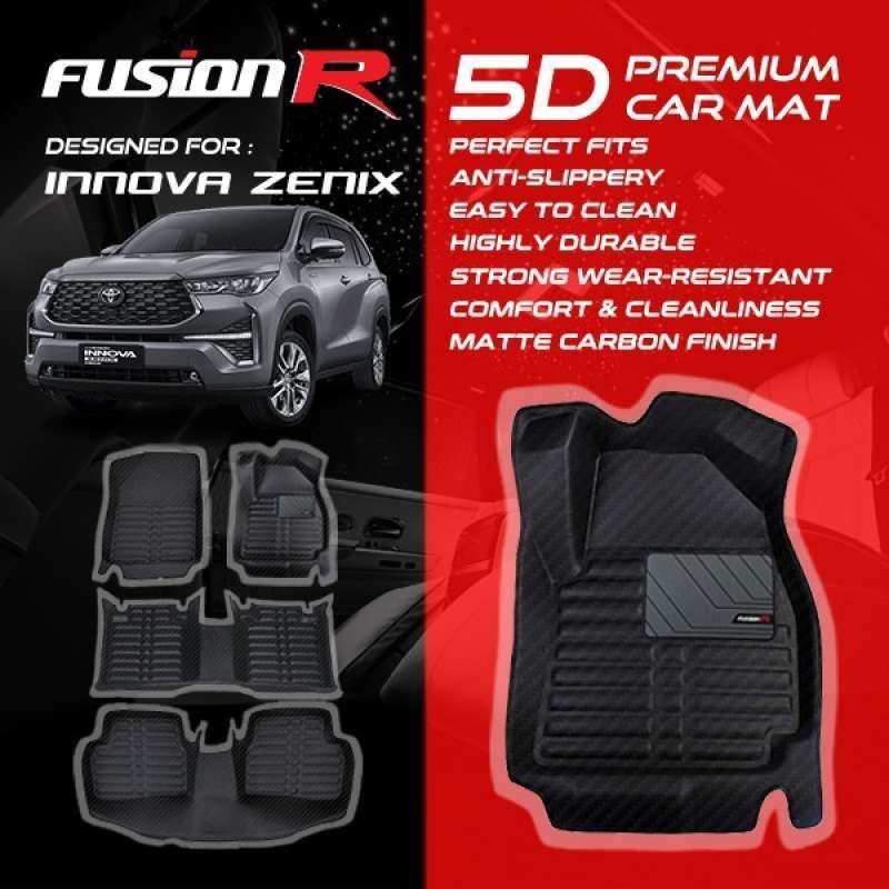 Jual Fusion R Karpet Mobil 5d Innova Zenix Hybrid Premium Car Carpet ...