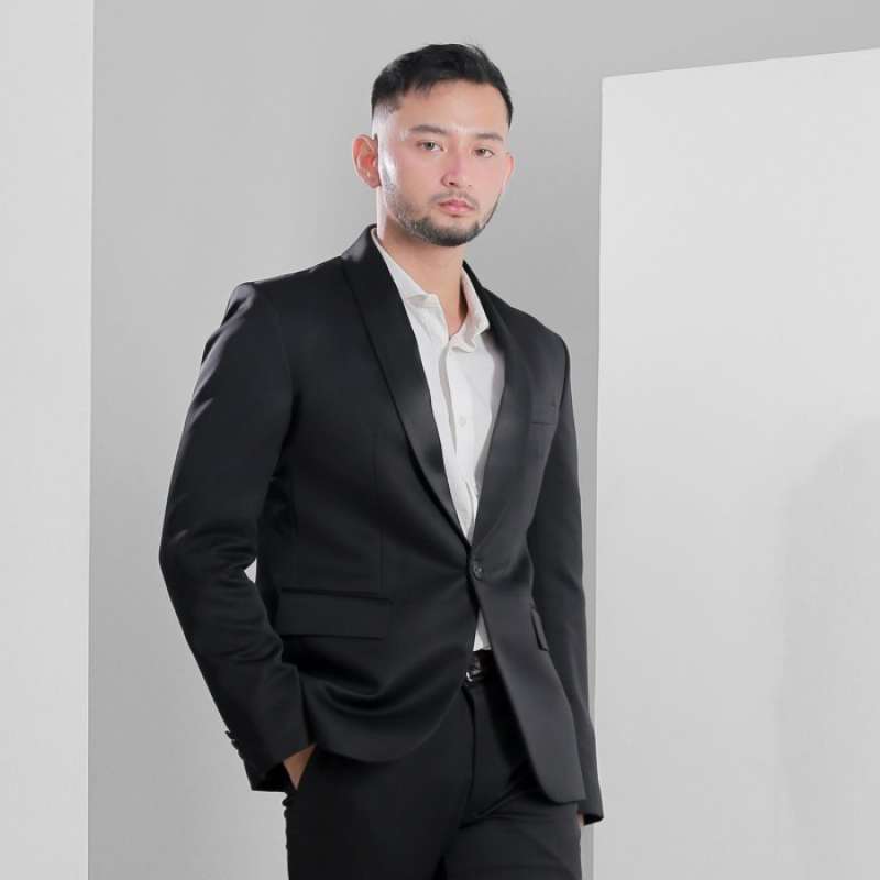 Jual Goldy Outfit - Setelan Jas Celana & Rompi Hitam Tuxedo - High ...