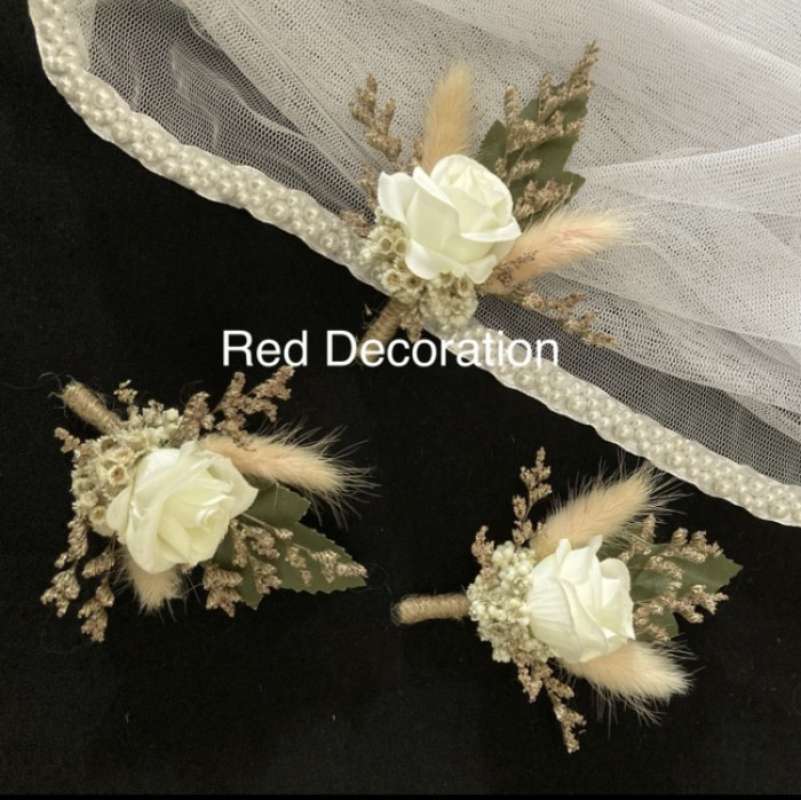Jual Dried Flower Boutonniere | Wedding Corsage | Bros Saku Jas ...
