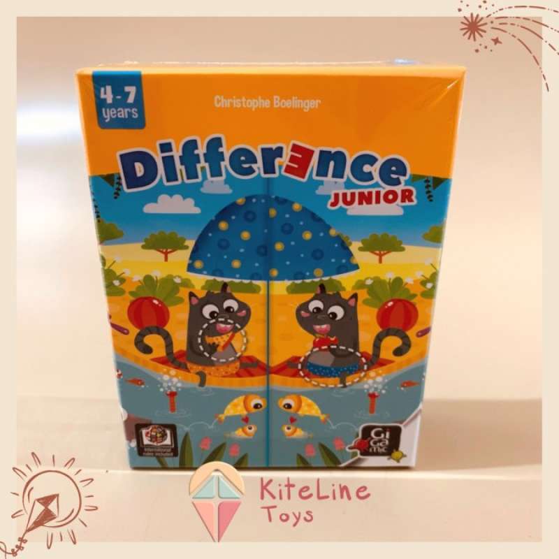 Promo Difference Junior Card Board Game Original Gigamic Mainan Edukasi Anak Diskon 10% Di ...