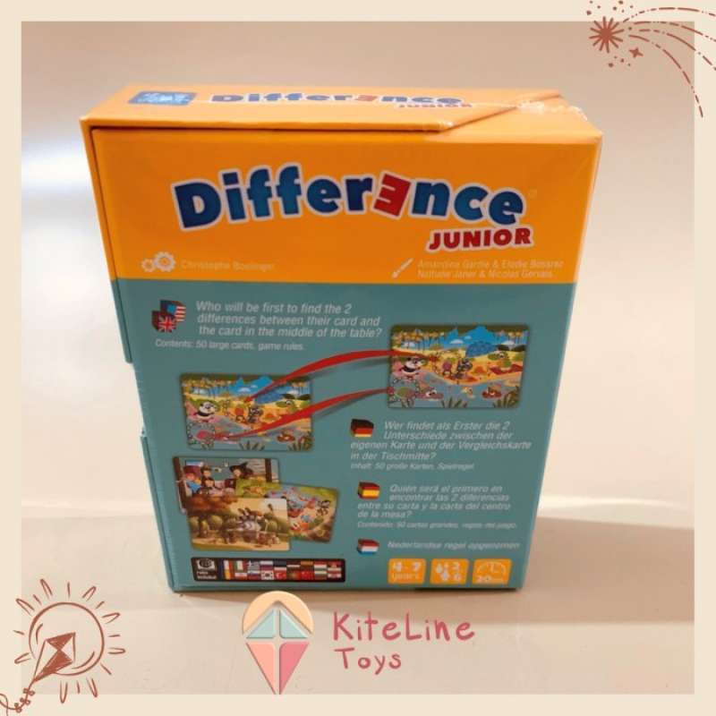Promo Difference Junior Card Board Game Original Gigamic Mainan Edukasi Anak Diskon 10% Di ...