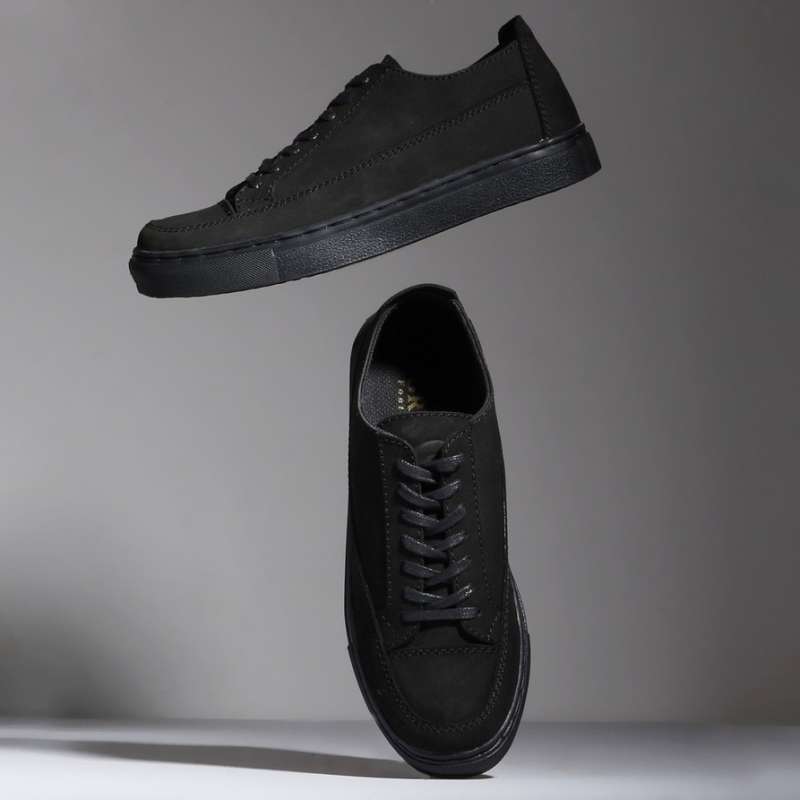 Promo Bossindo - Sepatu Sneakers Pria Casual Kerja Kantor Kets Kulit ...