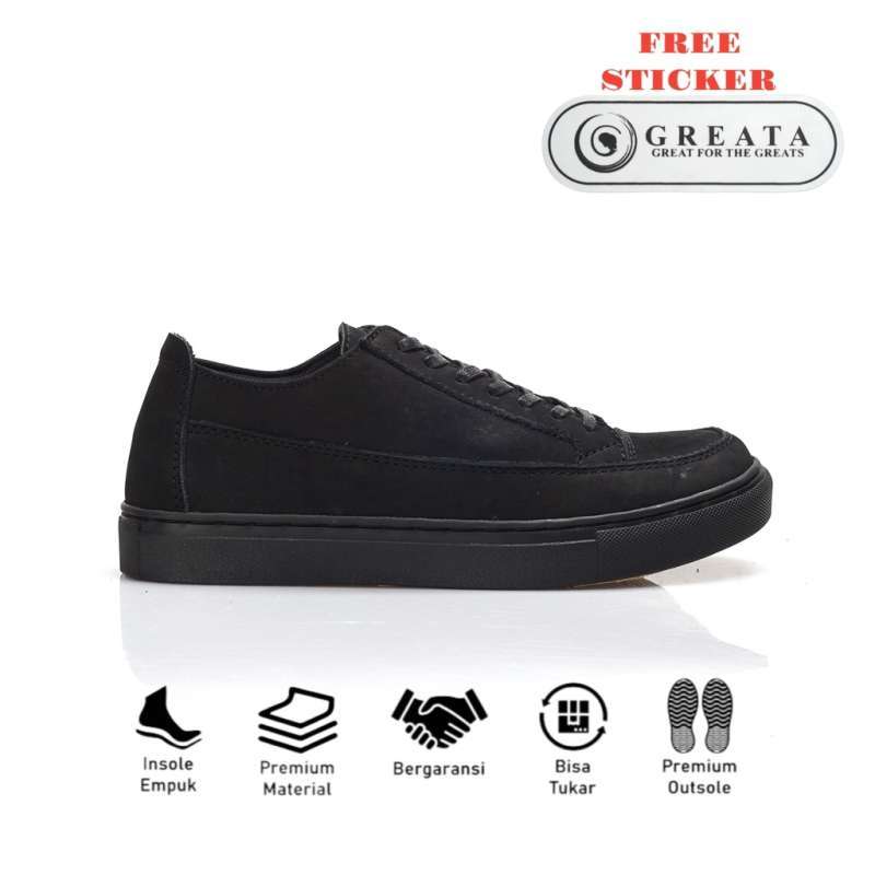 Promo Bossindo - Sepatu Sneakers Pria Casual Kerja Kantor Kets Kulit ...