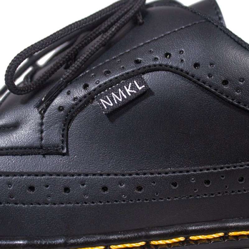 Jual Hasra - Sepatu Kulit Boots Wingtip Hitam Namakula Di Seller Zati ...