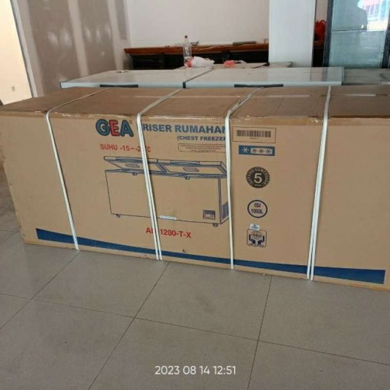 Jual Gea Chest Freezer Box 1050 Liter Ab-1200-t-x / Ab 1200 T X ...