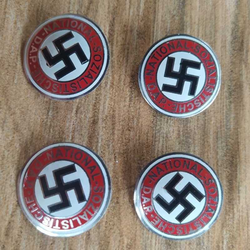 Jual German Nazism Ww2 Wwii Nsdap Party Enamel Membership Badge Pin ...