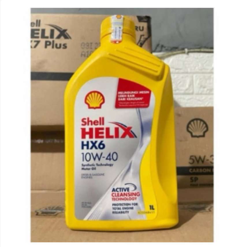 Jual Oli Shell Helix Hx6 1 Liter 10w-40 Oli Mesin Motor Mobil Hx 6 ...
