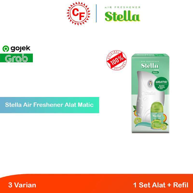 Jual Stella Air Freshener Alat Matic Set Plus Refill - Merah Muda Di ...
