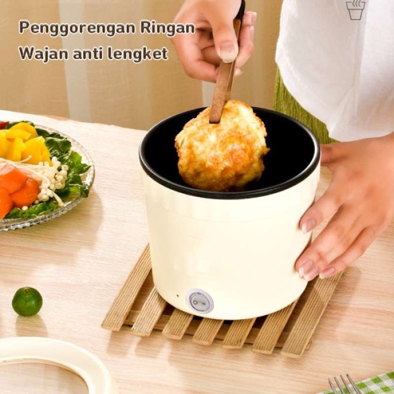 Jual Panci Elektrik Hotpot Elektrik Portable Mini 1,2l Anti Lengket ...