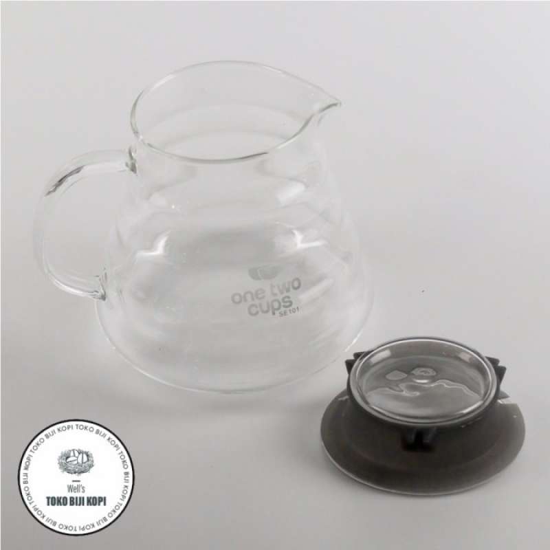 Jual V60 Cloud Coffee Server Teko Kopi Teh Kaca / V60 Kettle - 600 Ml ...
