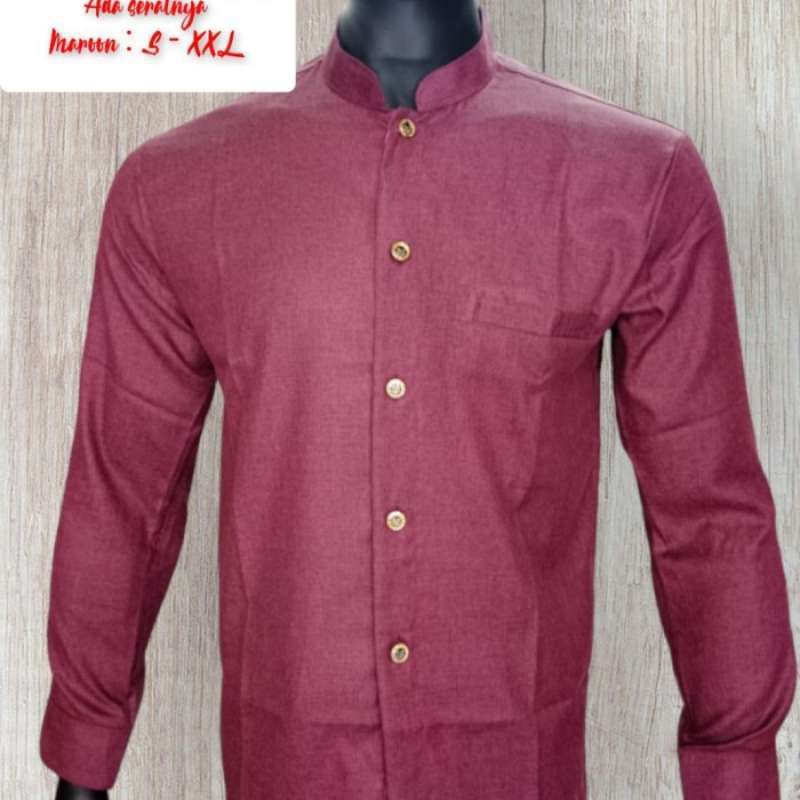 Jual Baju Semi Safari Pria Lengan Panjang Pakaian Adat Bali Di Seller ...