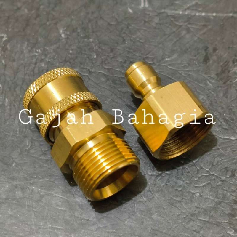 Jual Quick Release Mesin Dan Selang Jet Cleaner Konektor M22 Sambungan ...