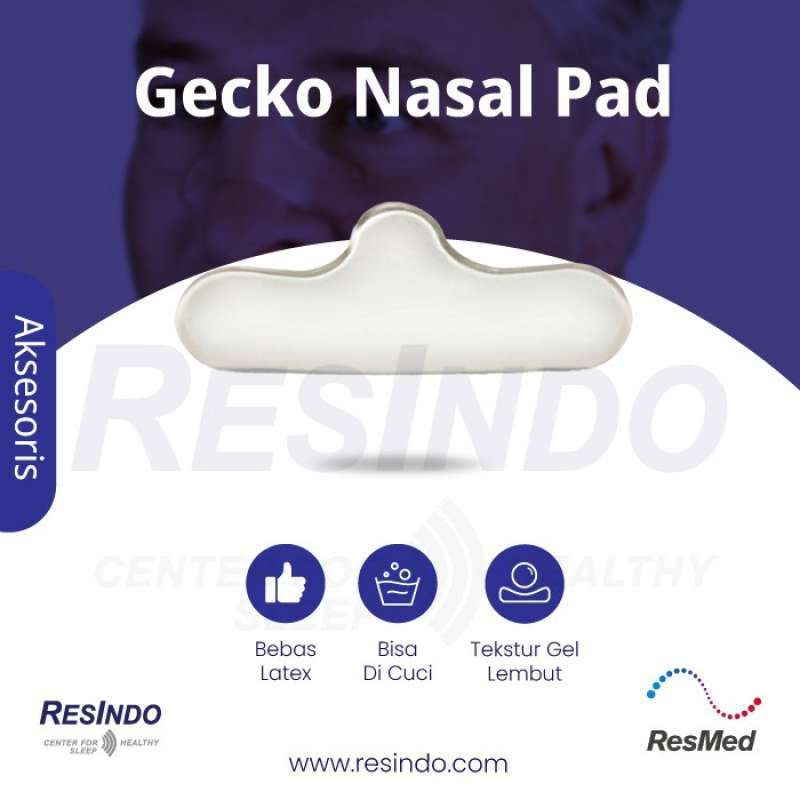 Promo Gecko Nasal Pad Resmed Bantalan Gel Untuk Masker Cpap Diskon 23% ...