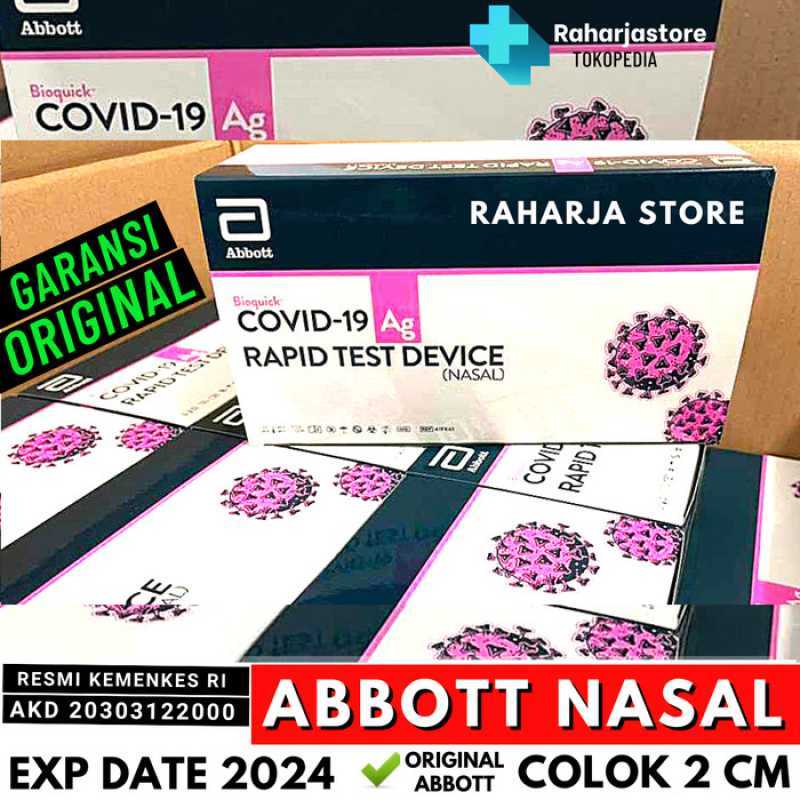 Promo Abbott Antigen Bioquick Nasal 1 Box Isi 25 Diskon 23% Di Seller ...