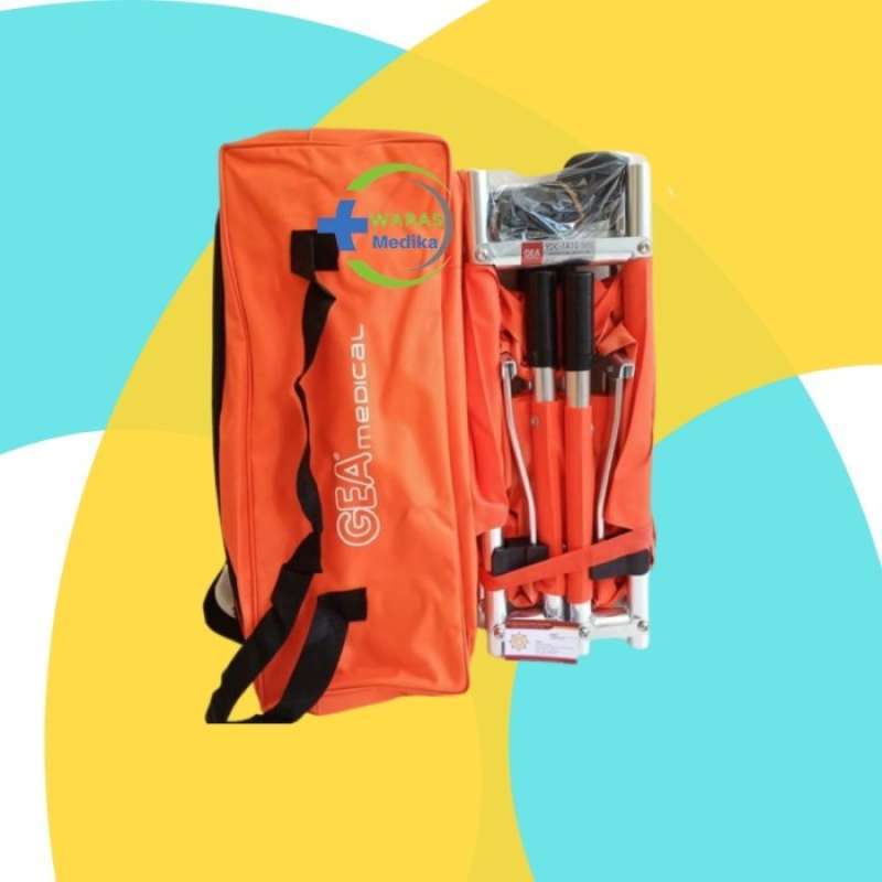 Promo Tandu Lipat 4 Gea Ydc-1a10. Gea Foldable Stretcher. Diskon 23% Di ...