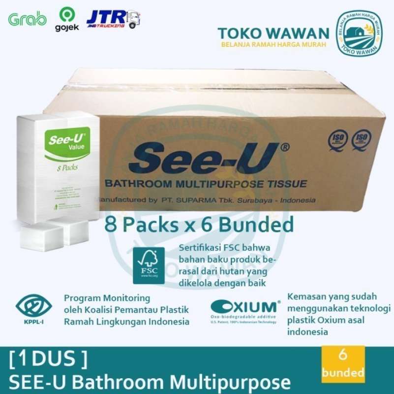 Promo Tissue See-u Value Pack Multipurpose Pop Up 1 Dus / Karton Isi ...
