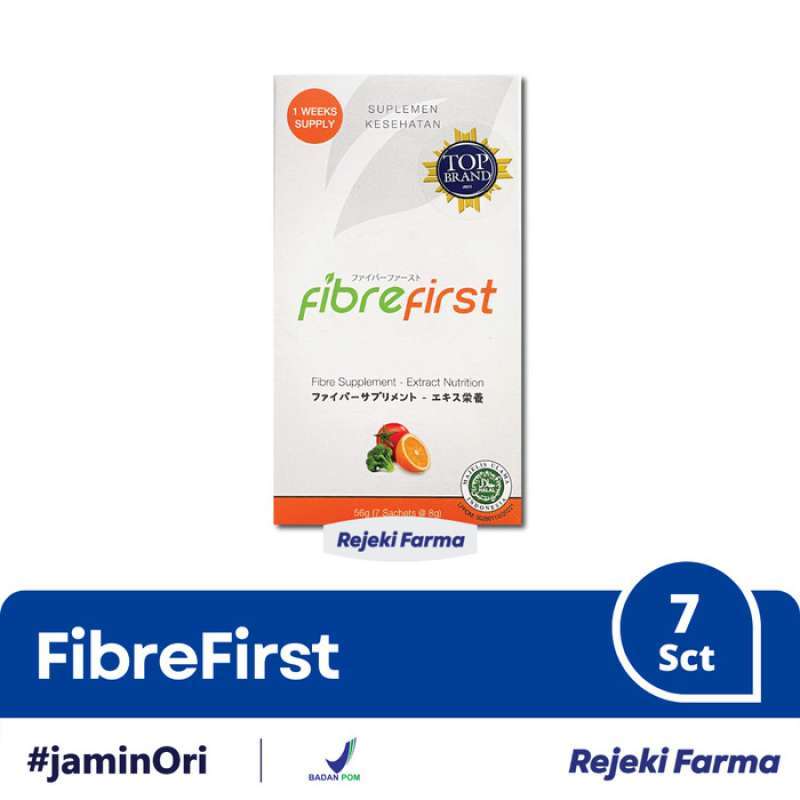 Promo Fibre First 1 Box Isi 7 Sachet - Fibrefirst 56g Diskon 23% Di ...
