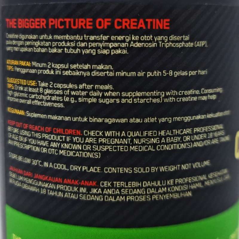 Promo Creatine Monohydrate 2500 On 100 Caps Optimum Nutrition Kapsul ...