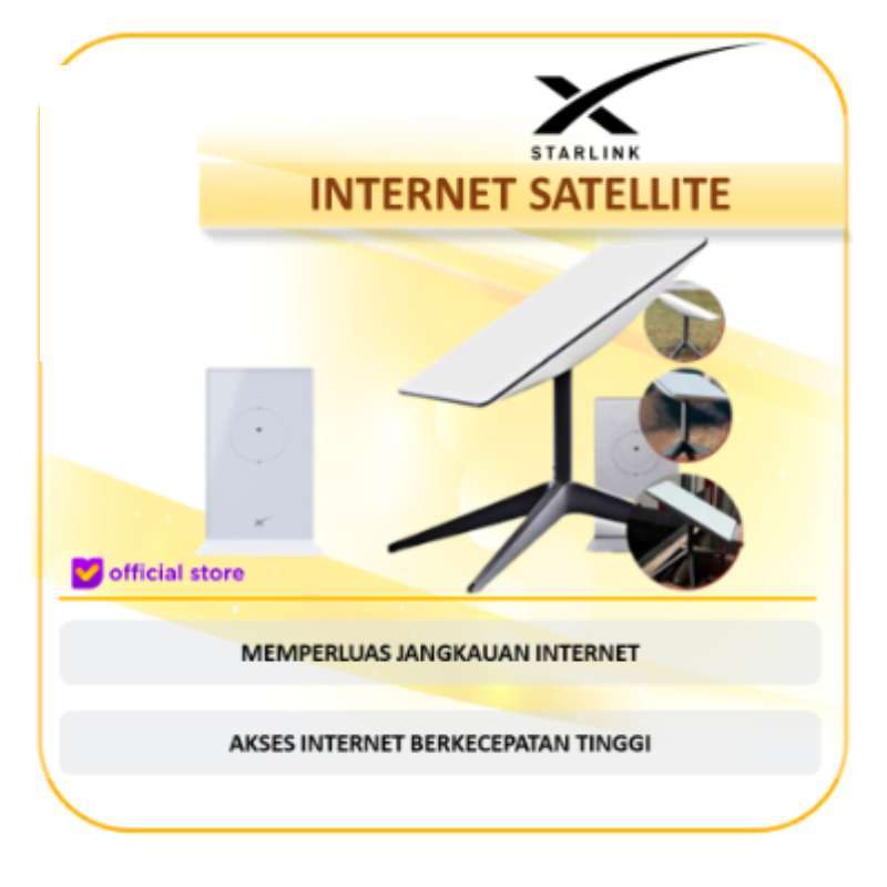 Jual Starlink Standard Internet Kit Satellite Antenna & Wifi Router Kit ...