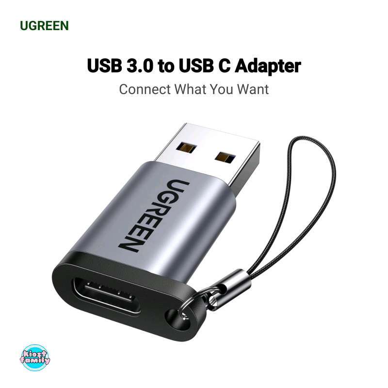 Jual Ugreen Usb 3.0 Male To Usb C Female Adapter Fast Charging 3a ...