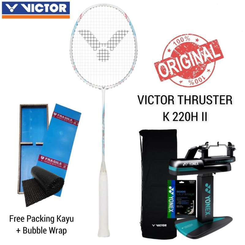 Promo Raket Badminton Victor Thruster K 220h Ii / Tk 220 H Ii Original ...