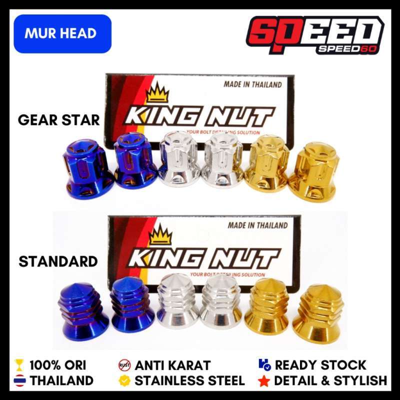 Jual Mur Standar Samping Yamaha Grand Filano Stainless King Nut Baut Probolt Thailand Stainless ...