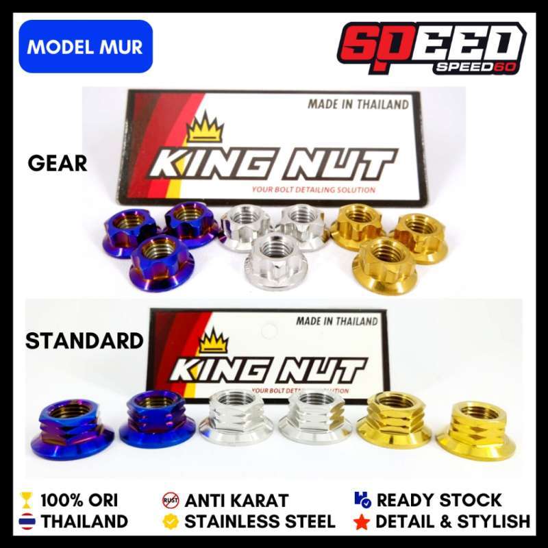 Jual Mur Standar Samping Yamaha Grand Filano Stainless King Nut Baut Probolt Thailand Stainless ...