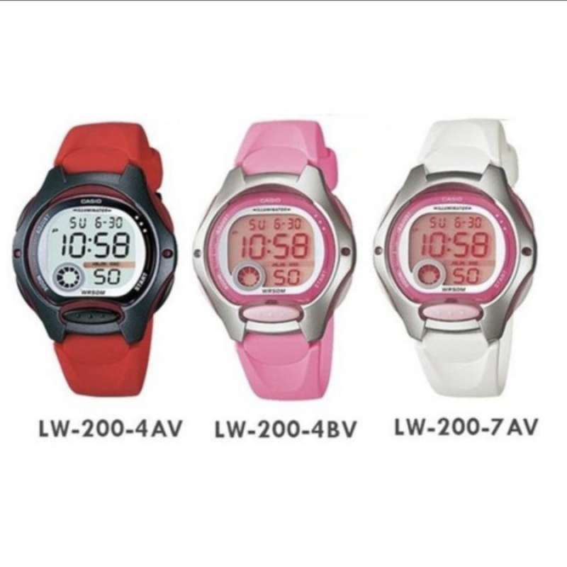 Jual Casio Original Lw-200 Jam Tangan Digital - Karet Pria Dan Wanita ...