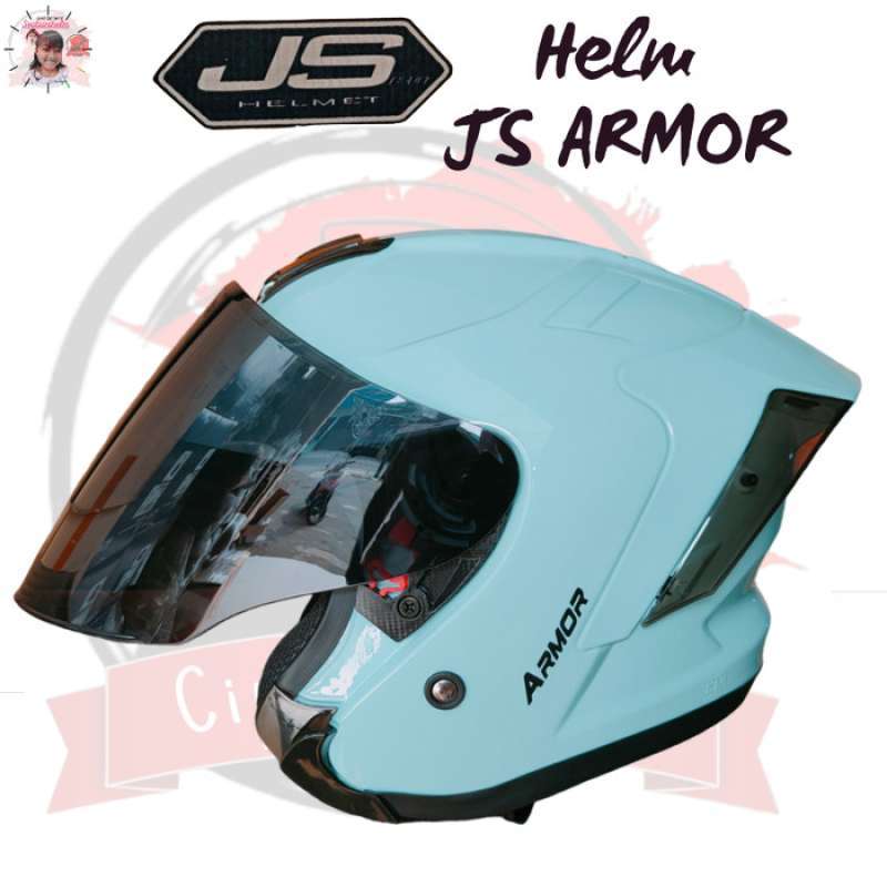 Promo Helm Js Armor Yakuza Half Face Solid Polos Sni Premium Helm Motor ...