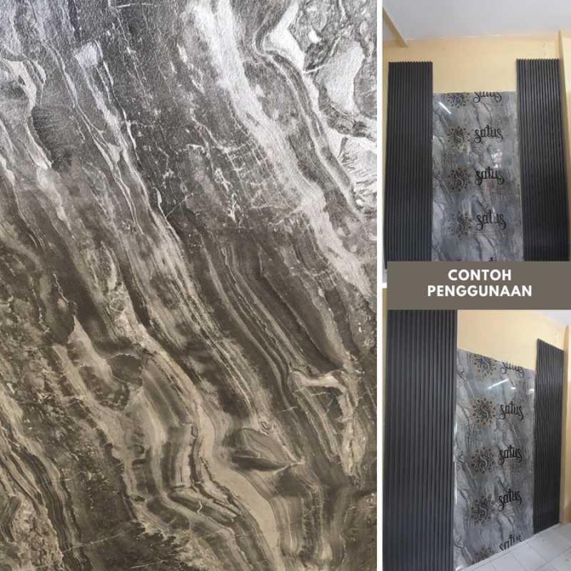 Promo Wall Panel Pvc Motif Marmer Elegan Dan Estetik (edisi Glossy ...