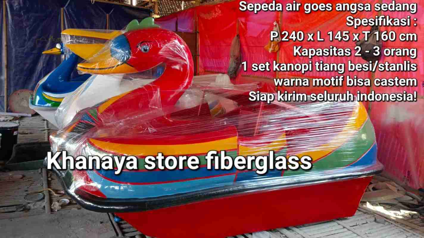Jual Perahu Angsa Goes Merah/sepeda Air Bebek Merah/sepeda Air Goes ...