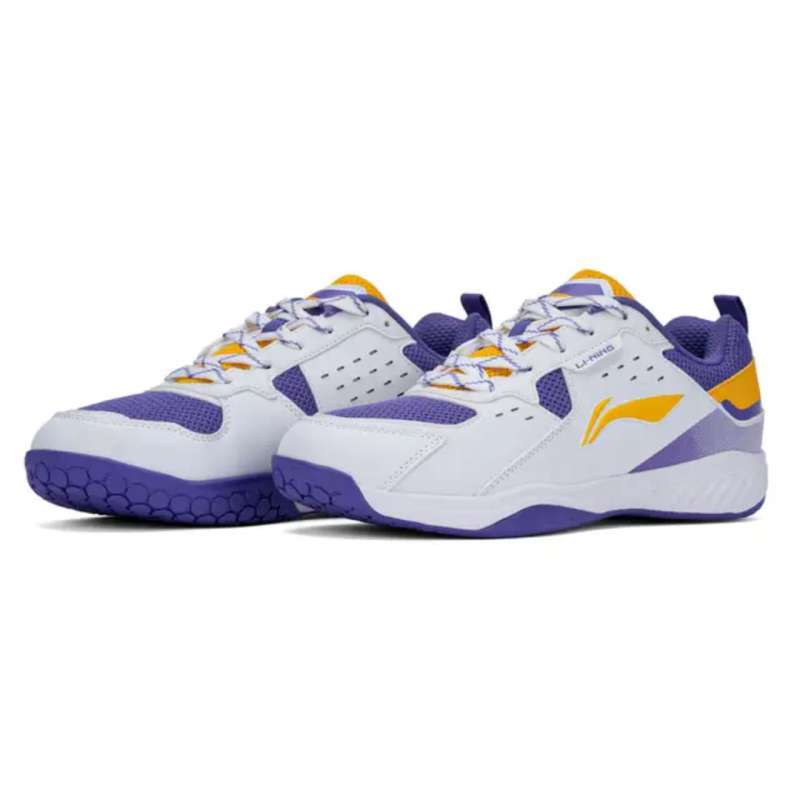 Jual Li-ning Badminton Ultra Force Ayts095-1 White/purple/yellow - 42 ...