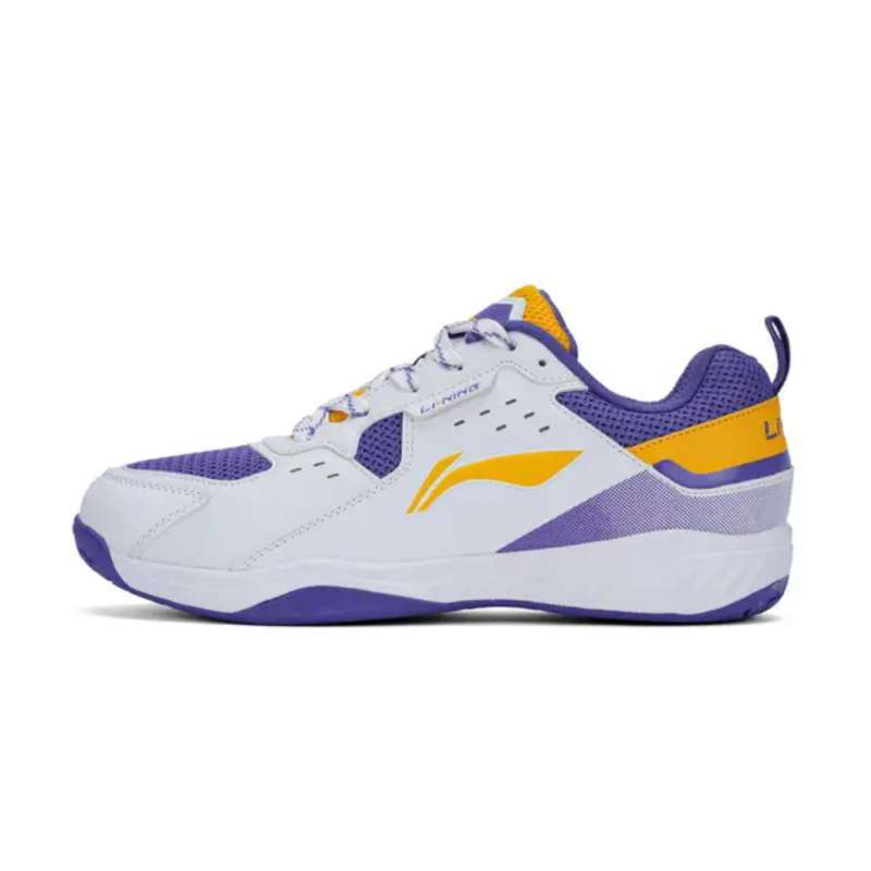 Jual Li-ning Badminton Ultra Force Ayts095-1 White/purple/yellow - 42 ...