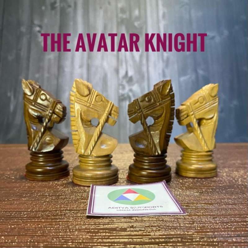 Promo Chess Set Avatar Knight Papan Catur Kayu Standar Percasi Fide ...