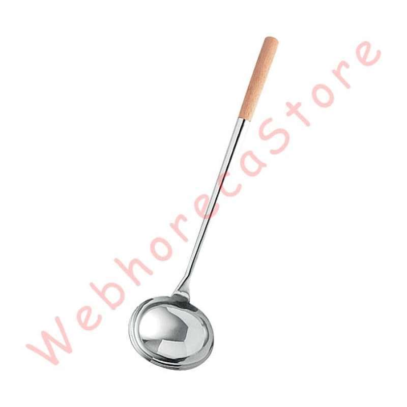 Promo Zebra Chinese Ladle 4 Wood Handle/ Centong Sop Masak Kuah Gagang ...