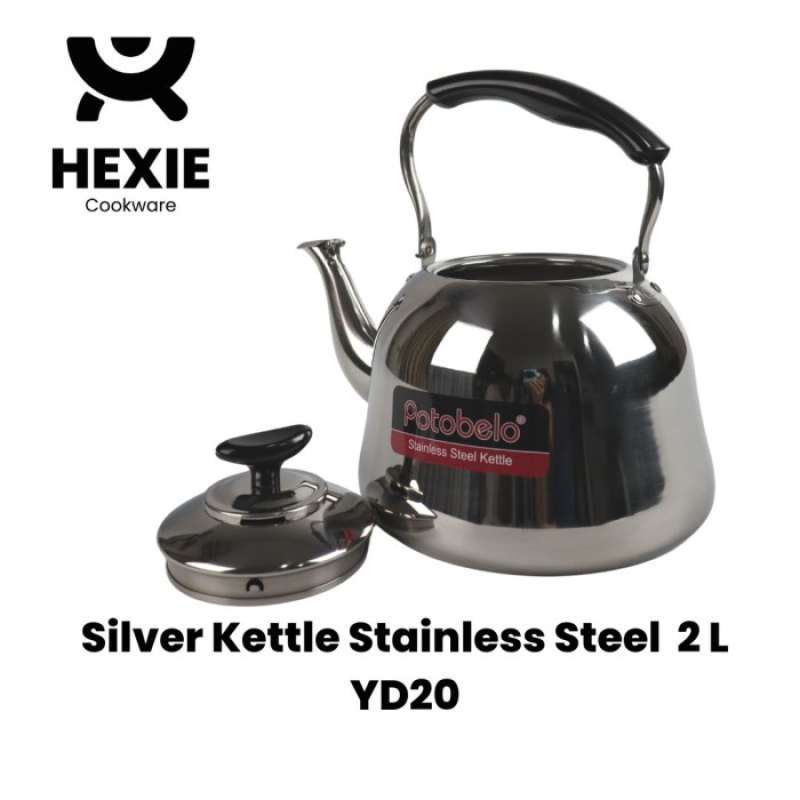 Promo Potobelo Sier Kettle Stainless Steel / Teko Siul / Bunyi 2 L Yd20 ...