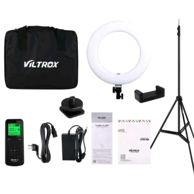 Promo Paket Led Ring Light Viltrox Vl-600t + Stand Diskon 23% Di Seller ...