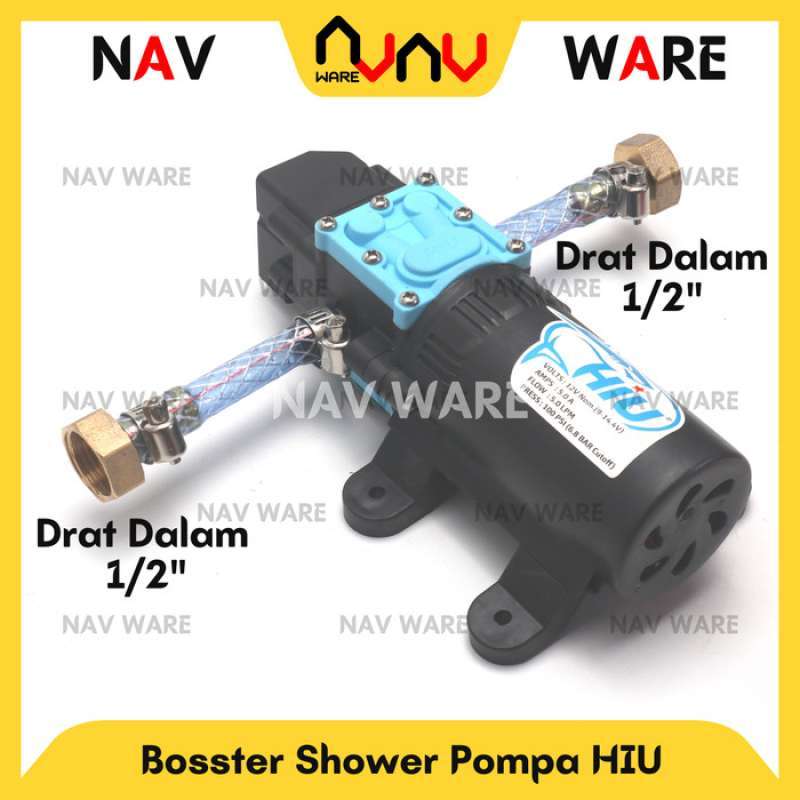 Promo Paket Booster Shower Water Heater Pompa Hiu 100psi Drat Luar ...